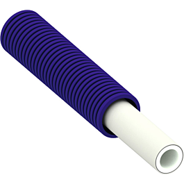 TECEflex Alupex buis op rol in mantelbuis blauw